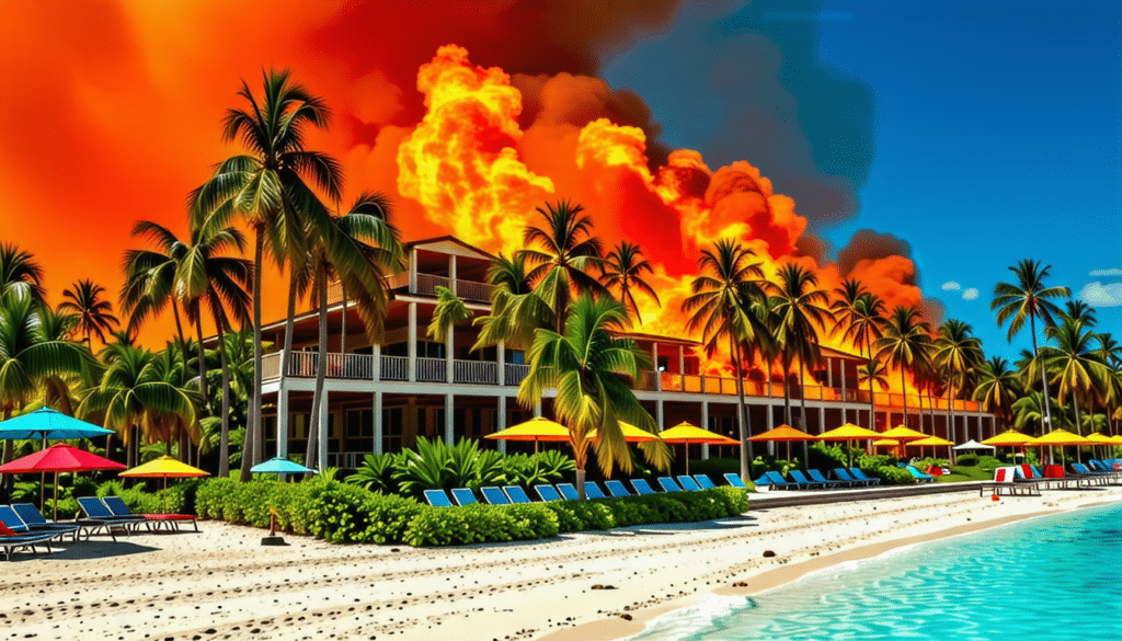 🔥 Verwoestende brand bij de grootste Club Med ter wereld in Punta Cana! 🌴